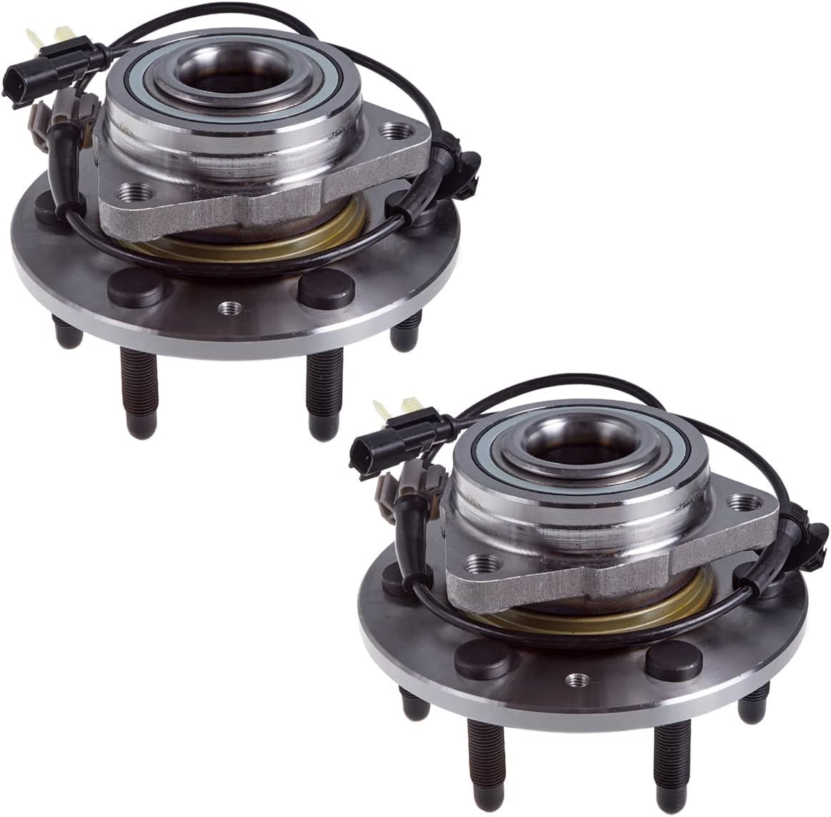 Amazon.com: AUQDD 515160 x2 (for 4WD/AWD) Front Wheel Hub and Bearing ...