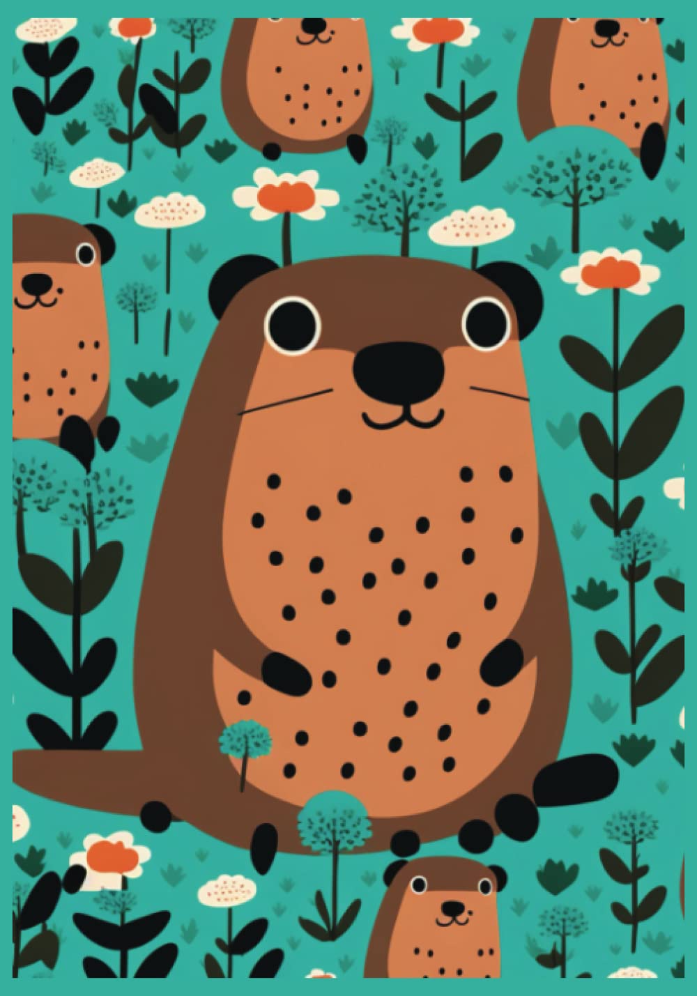 Amazon.com: Groundhog Day 2023 Composition Notebook: Cute Daisy Pattern ...