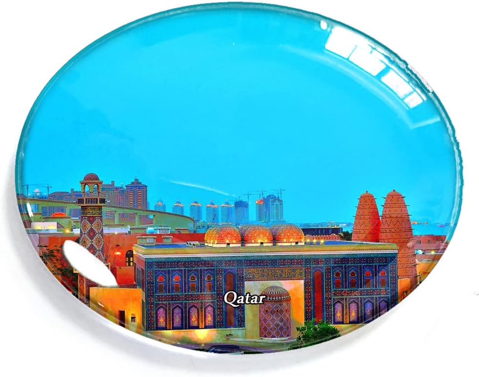 Amazon.com: Qatar Magnet Fridge Refrigerator Freezer Magnet Sticker ...