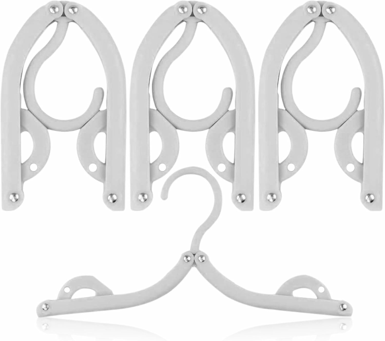 Portable Folding Coat Hangers Foldable Space Saving Travel Clothes ...