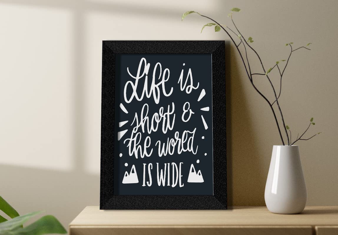 Saf Paintings Motivational Quote Poster With Frame For Office Wall ...