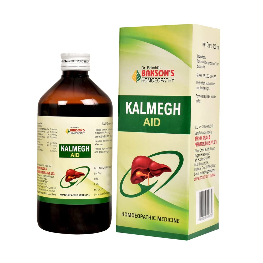 Buy Dr. Bakshi's BAKSON'S HOMOEOPATHY Kalmegh Aid Syrup (450ml) Online ...