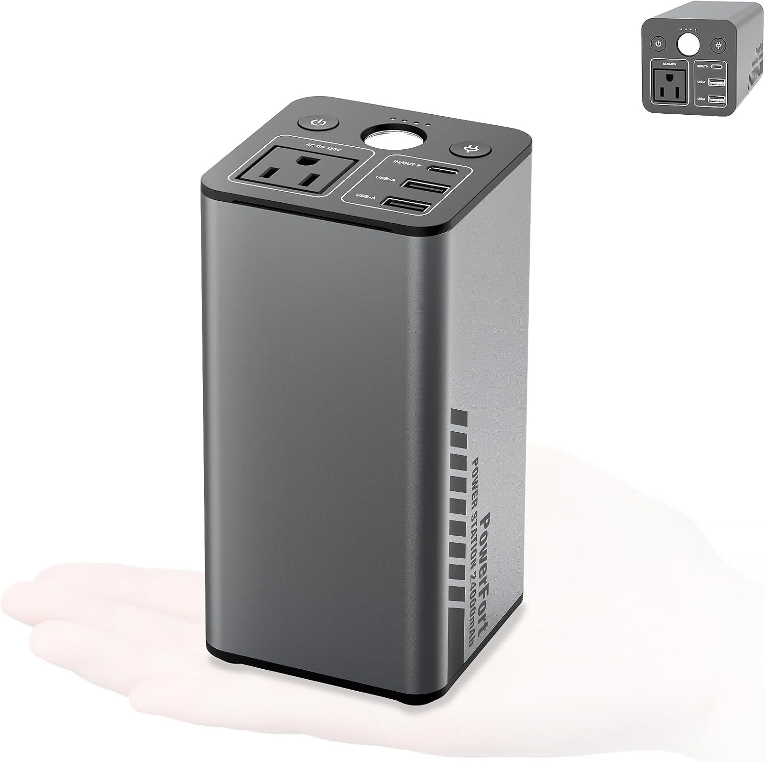 Amazon.com : PowerFort Portable Power Bank with 100W AC Outlet ...