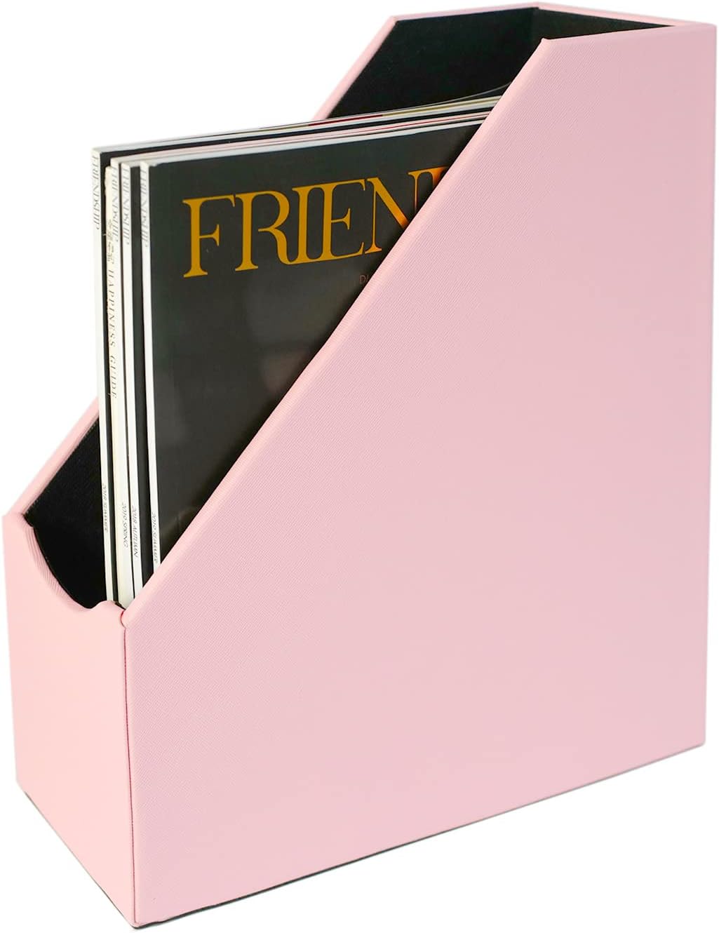 Amazon.com: UnionBasic Magazine File Holder, Leatherette Desktop ...