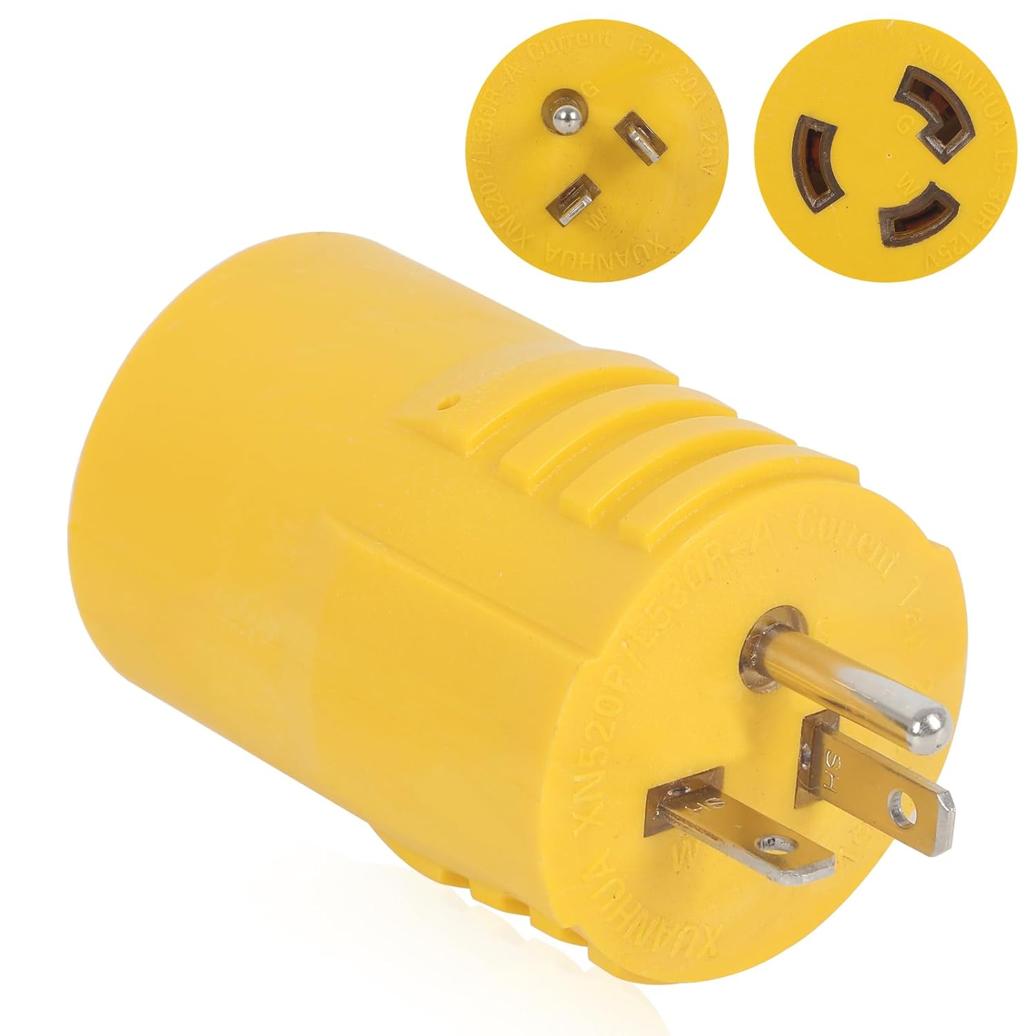 NEMA 5-20P to L5-30R Generator Adapter, ZDHQLHJ 20 Amp 3 Prong 5-20 ...