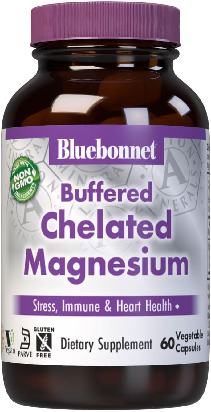 Amazon.com: Bluebonnet Nutrition Albion Buffered Chelated Magnesium 200 ...