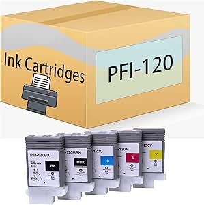Amazon.com: PFI-120 Ink Cartridges Replacement for Canon PFI-120 Compatible TM-200 TM-205 TM-300 ...