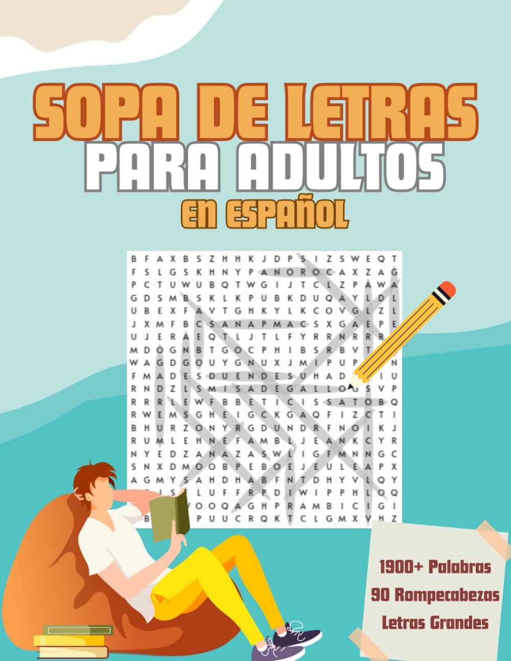 Sopa de Letras para Adultos en Español.: Toma un descanso y juega un ...