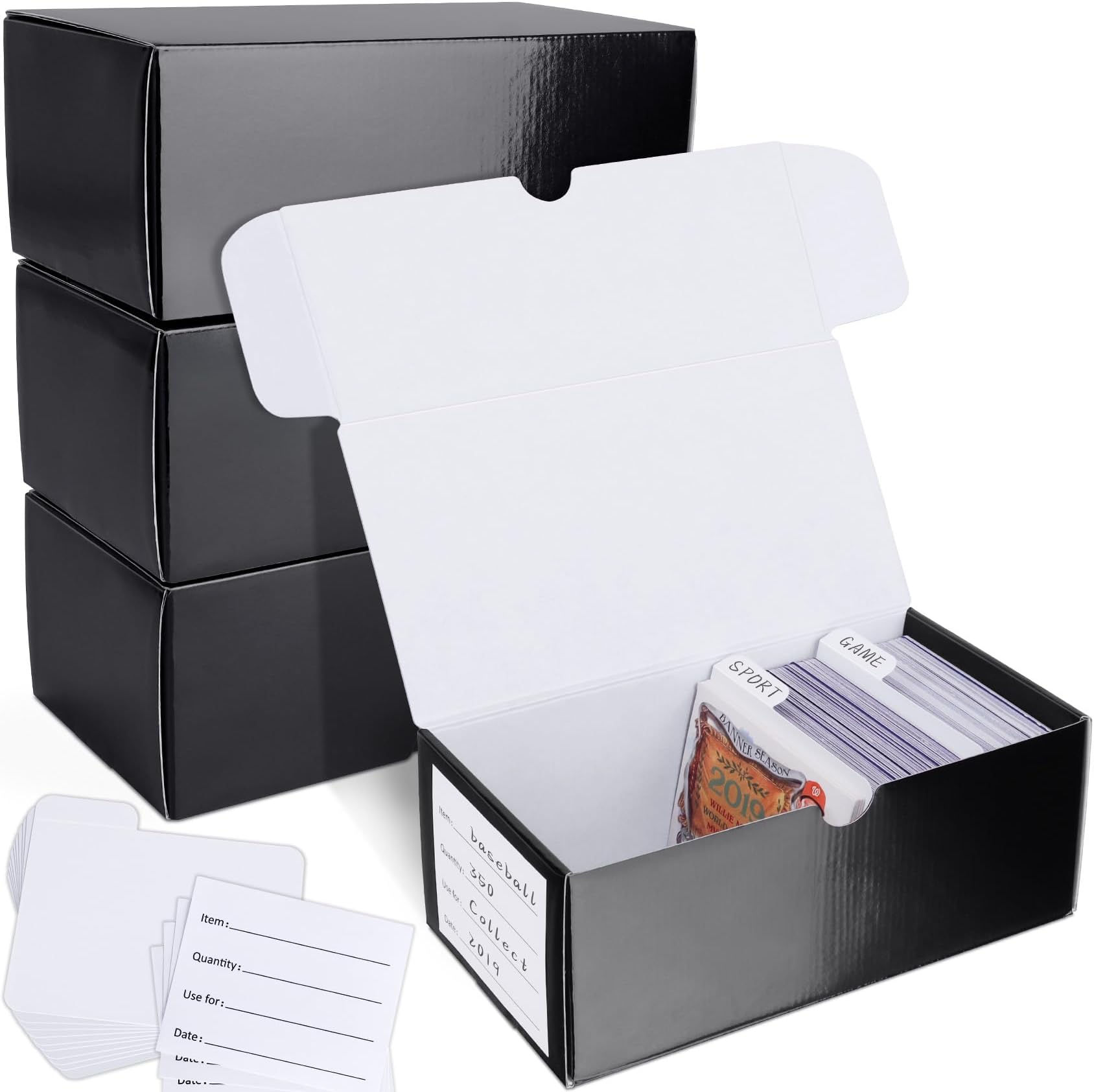 Amazon.com: Cardboard Boxes for Trading Cards,Baseball,Football ...