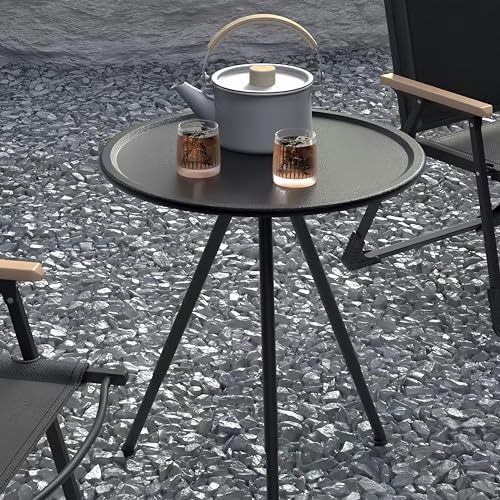 Amazon.com: Funecy Portable Foldable End Table with Triangular Support ...