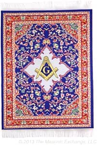 Amazon.com : Square & Compass Blue Carpet Masonic Mouse Pad : Mouse ...