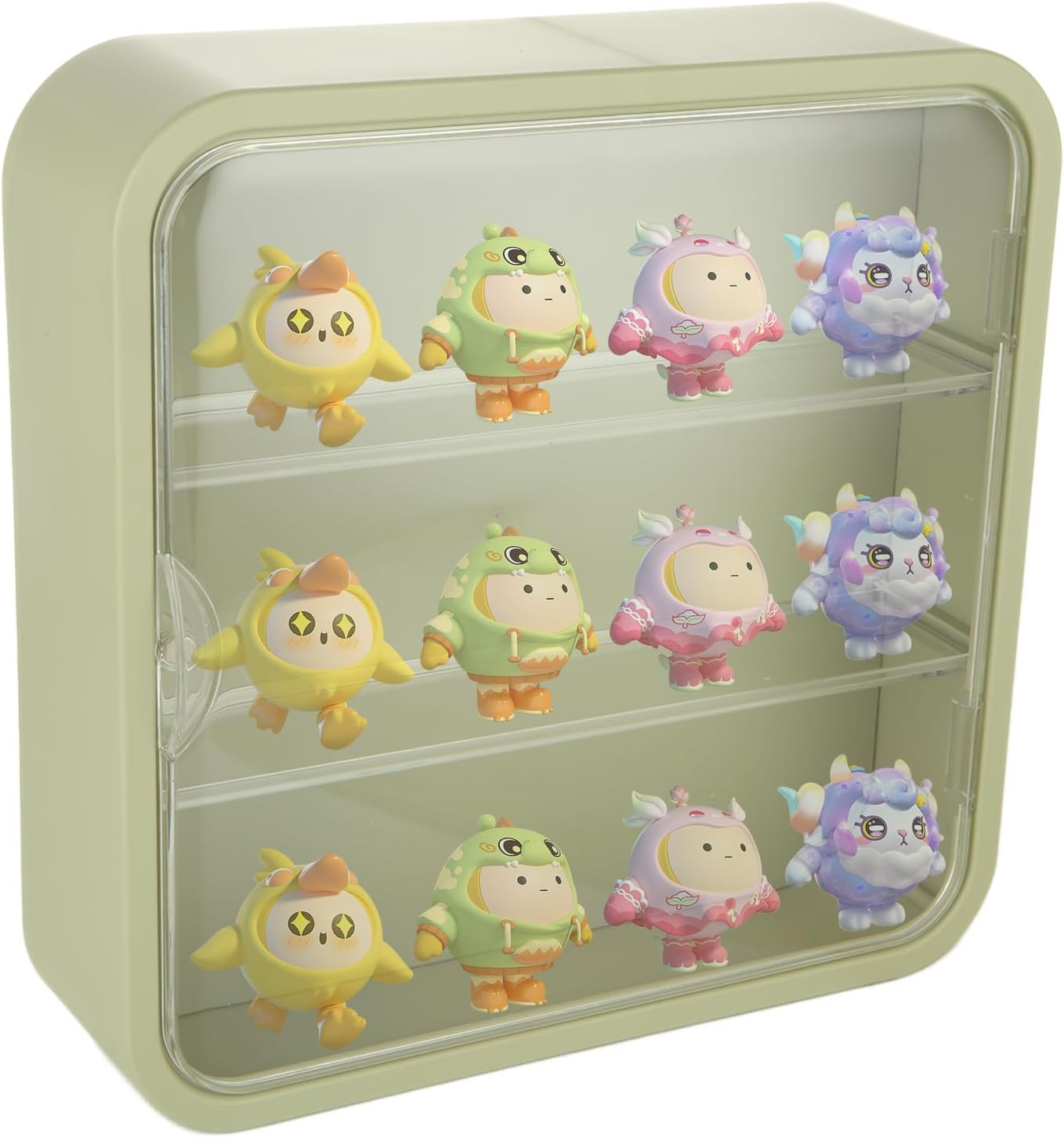 Amazon.com: AKOLAFE 3-Tier Clear Display Case for Collectibles Acrylic ...