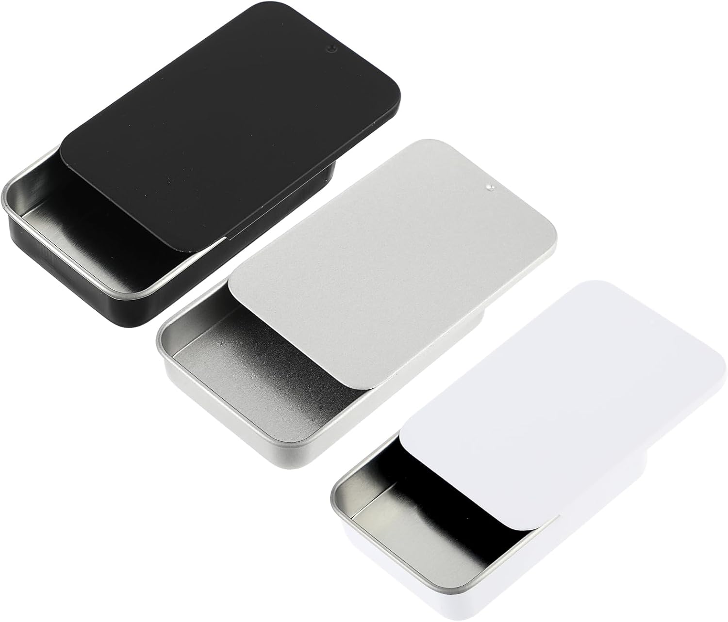 Amazon.com: Qianyu 3 Pcs Portable Dental Floss Case Sliding Compact ...