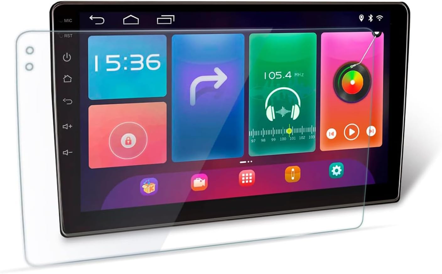 Amazon.com: UGSHY Pack-1 Car Navigation Tempered Film, 9In Touch Screen ...