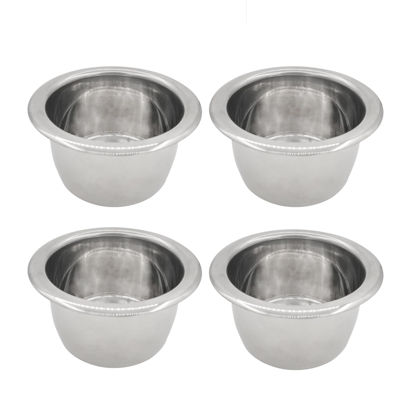 Amazon.com: Akoleyer 4Pcs Stainless Steel Drop-in Anti-Spill Cup Holder，Heavy Duty Poker Table ...