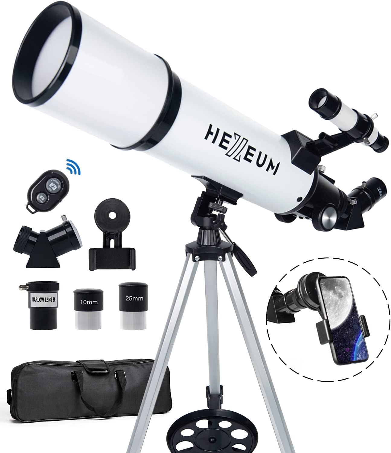 Amazon.com : Celestron – 76mm Classic FirstScope – Compact and Portable ...