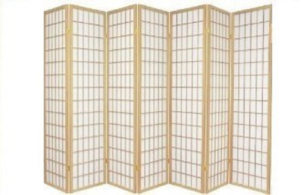 Amazon.com: 7 Panel Room Divider - Natural : Home & Kitchen