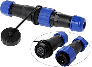 Amazon.co.jp: SP16 Waterproof Docking Connector 3/4/5/6/7/9 Pin IP68 ...