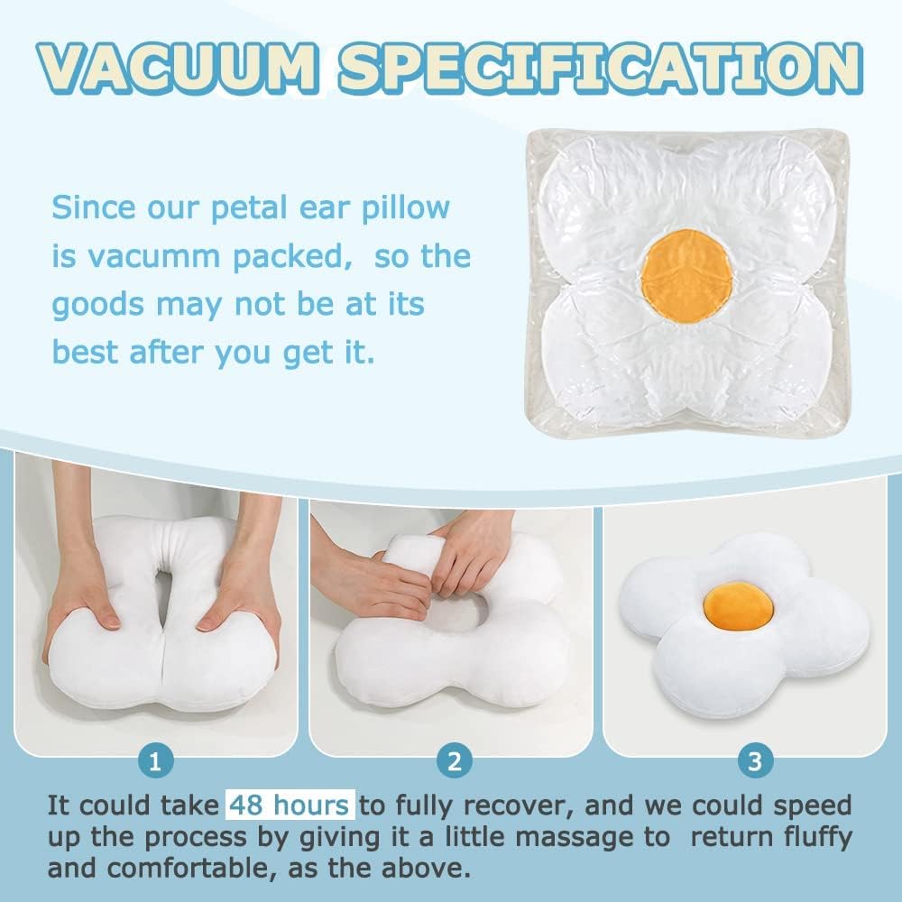 Ear Piercing Pillow for Side Sleepers Donut Pillow with Ear Hole, CNH ...
