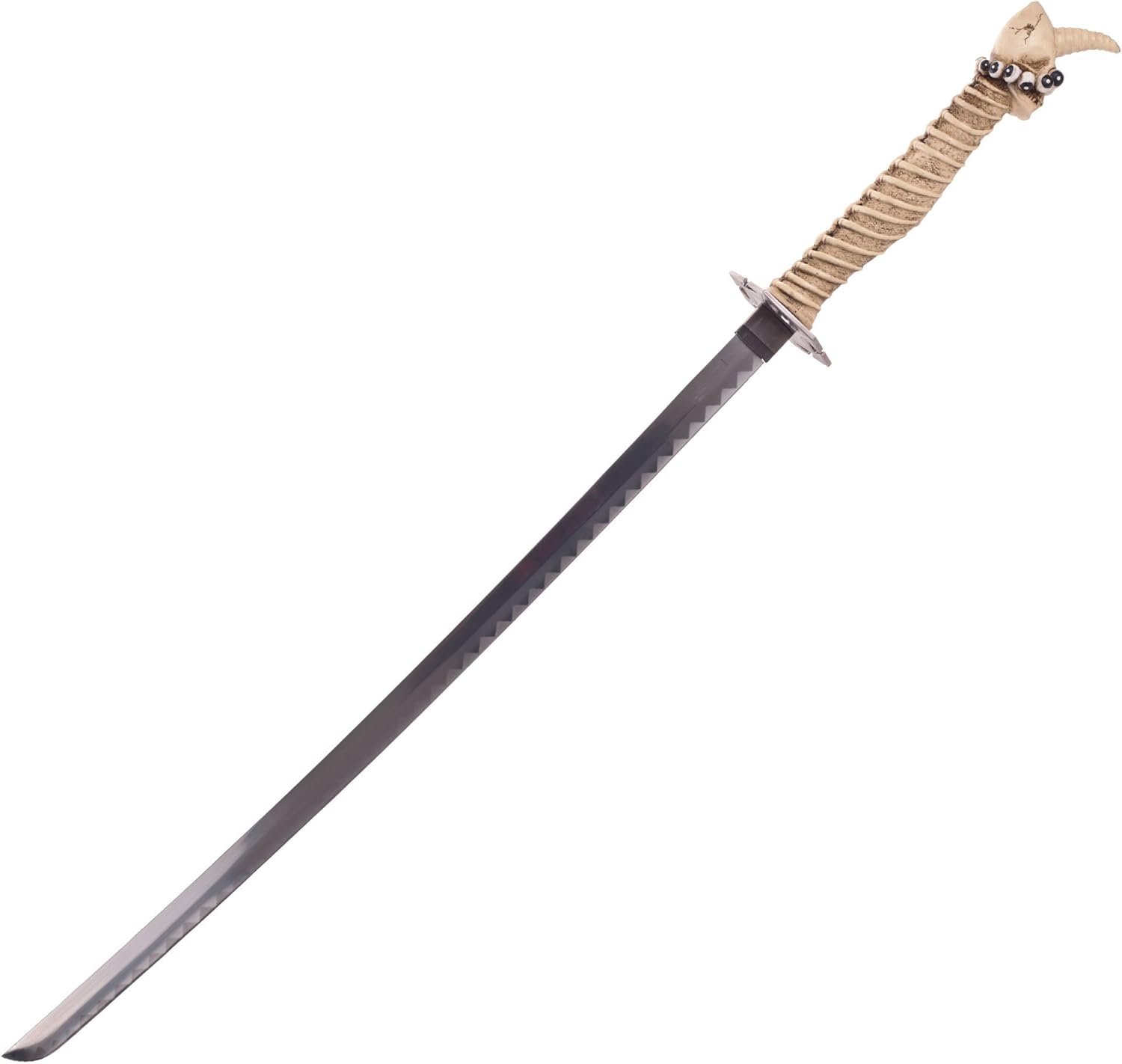 Whetstone Cutlery 20-188eye Horned Demon Katana Sword, Tan, Swords ...