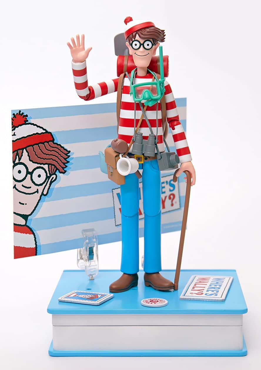 Where's Wally? - Wally Deluxe 1:12 Figure : Amazon.com.au: Toys & Games