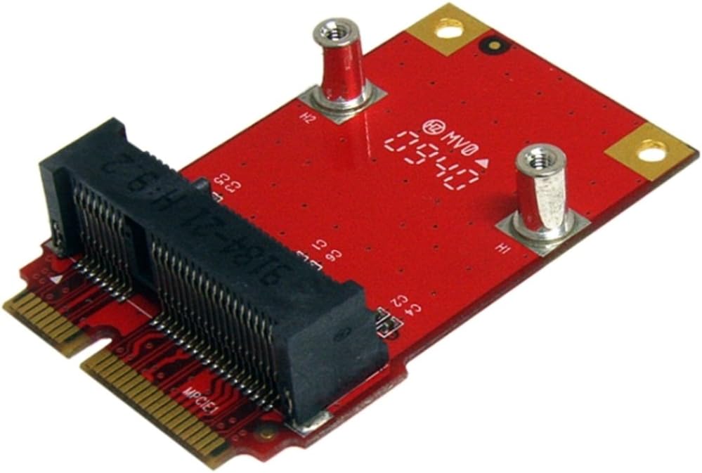 Amazon.com: StarTech Half Size to Full Size Mini PCI Express Adaptor ...