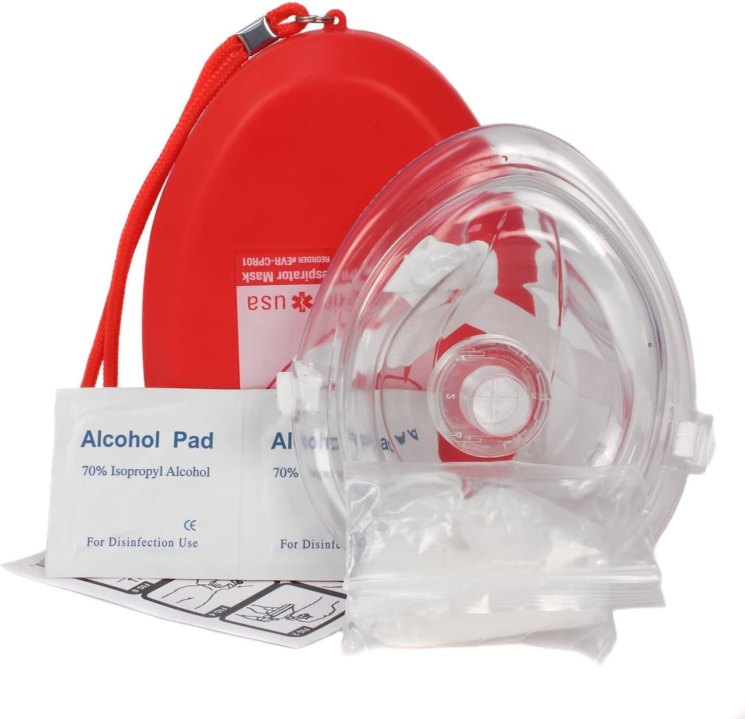 Amazon.com: Adult and Infant CPR Mask Combo Kit – Includes 2 CPR Masks ...