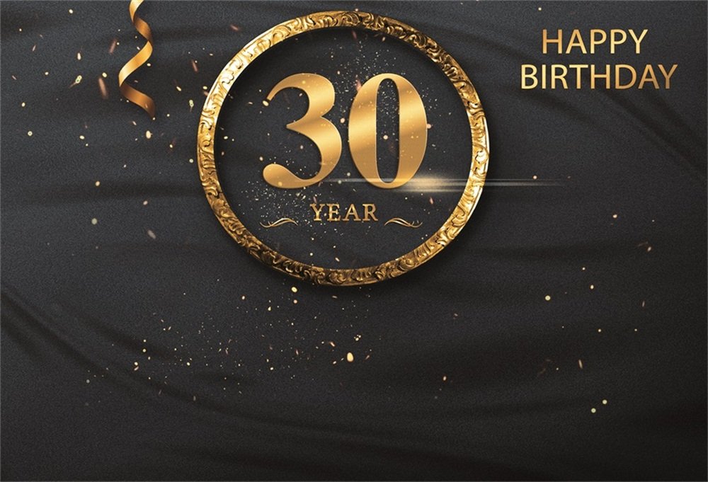 Buy LFEEY 7x5ft Men Women 30th Birthday Backdrop Adults Thirty Years ...