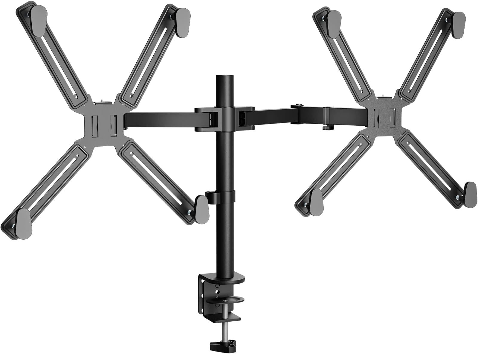 Amazon.com: WALI Dual Monitor Arm Desk Mount, with Mounting Adaptor ...