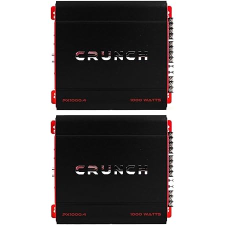 Amazon.com: Crunch PowerZone P1100.2 1100 Maxx Watt Power A/B Class Two ...