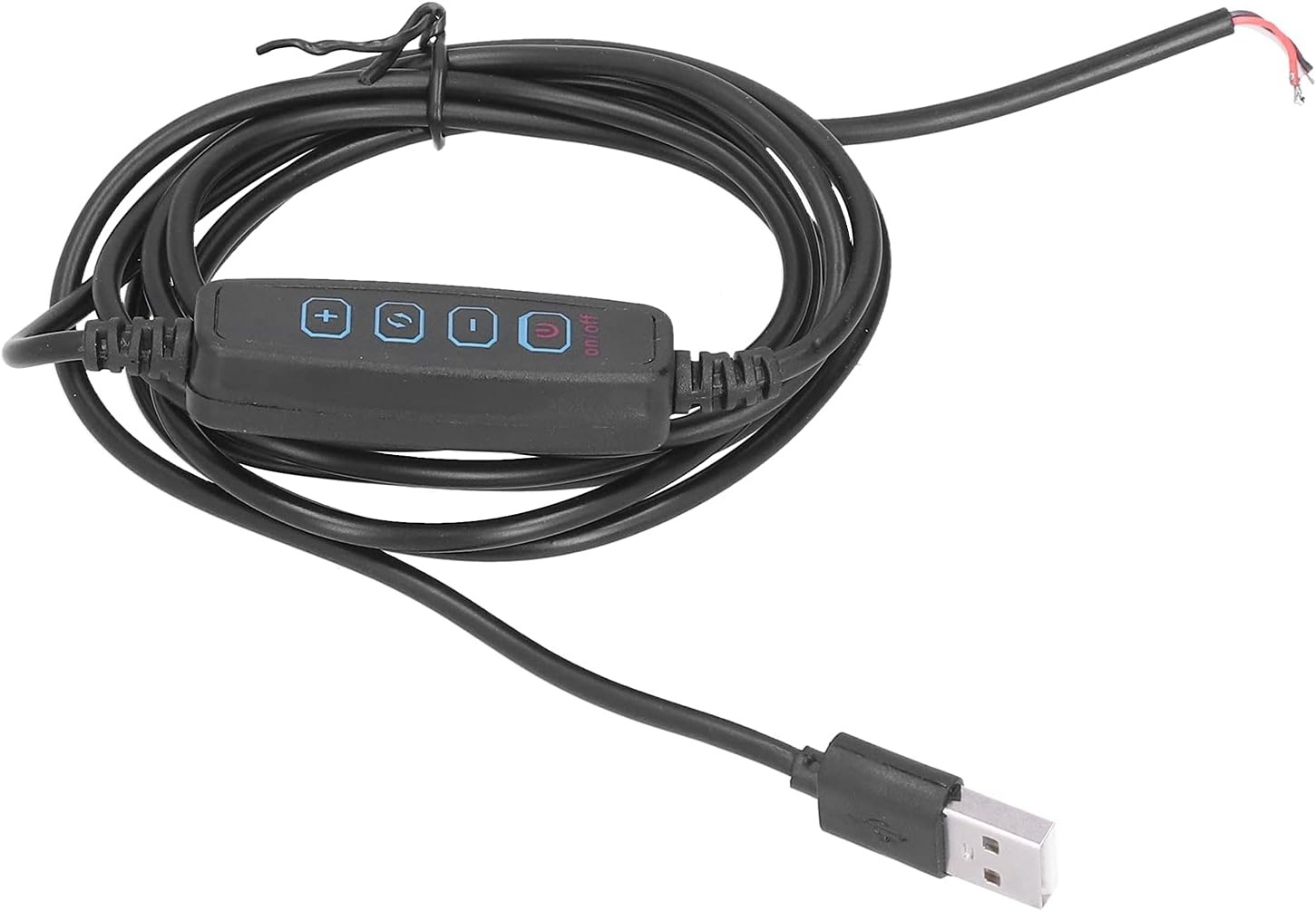 Amazon.com: LED 2m Light Switch Cord, PVC Dimmable Universal USB Lamp ...