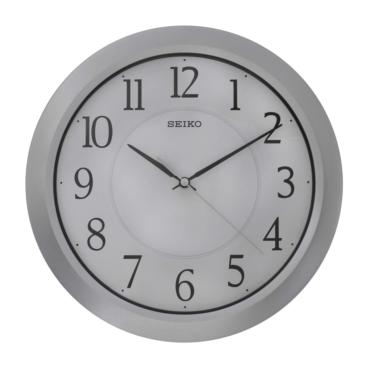 Buy Seiko Silver Wall Clock Qxa352S (32 X 32 cm) Online at Low Prices ...