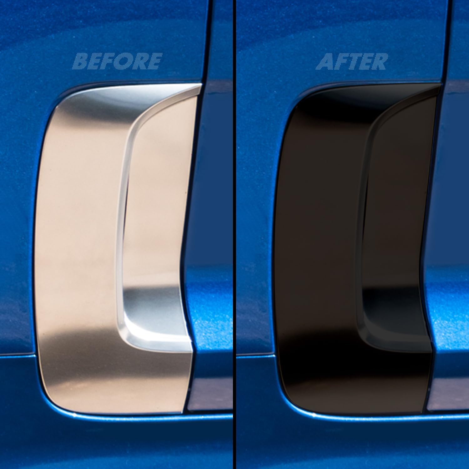 Amazon.com: SlickMod Chrome Delete Blackout Vinyl Overlay for 2018-2023 ...