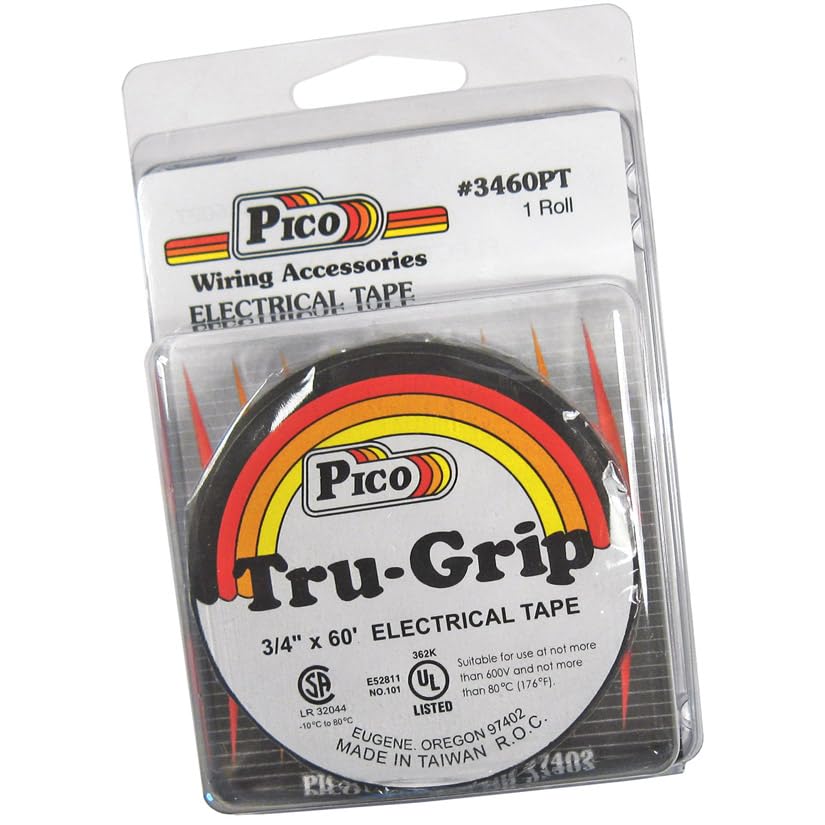 Amazon.com: Pico Wiring Accessories 3460PT Electrical Tape : Industrial ...