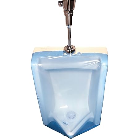 Toilet Wrap | Blue, Out-of-Order Urinal Cover Film | Made in USA | Used ...