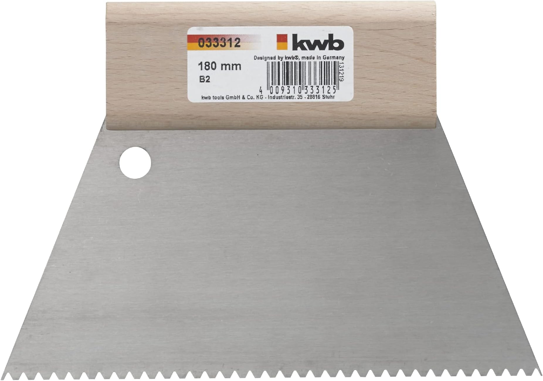 CCA - A2 Adhesive Spreader 18cm - V Notch : Amazon.co.uk: DIY & Tools