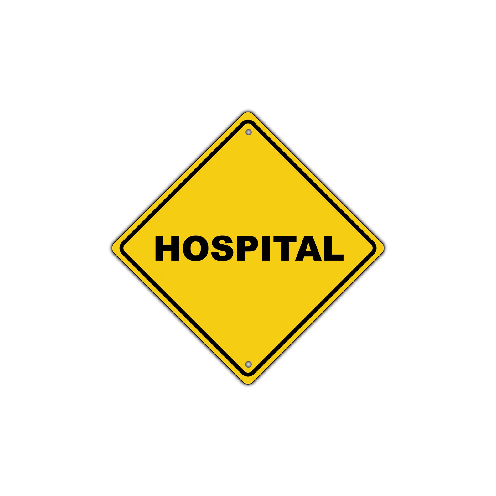 Hospital Zone Sign