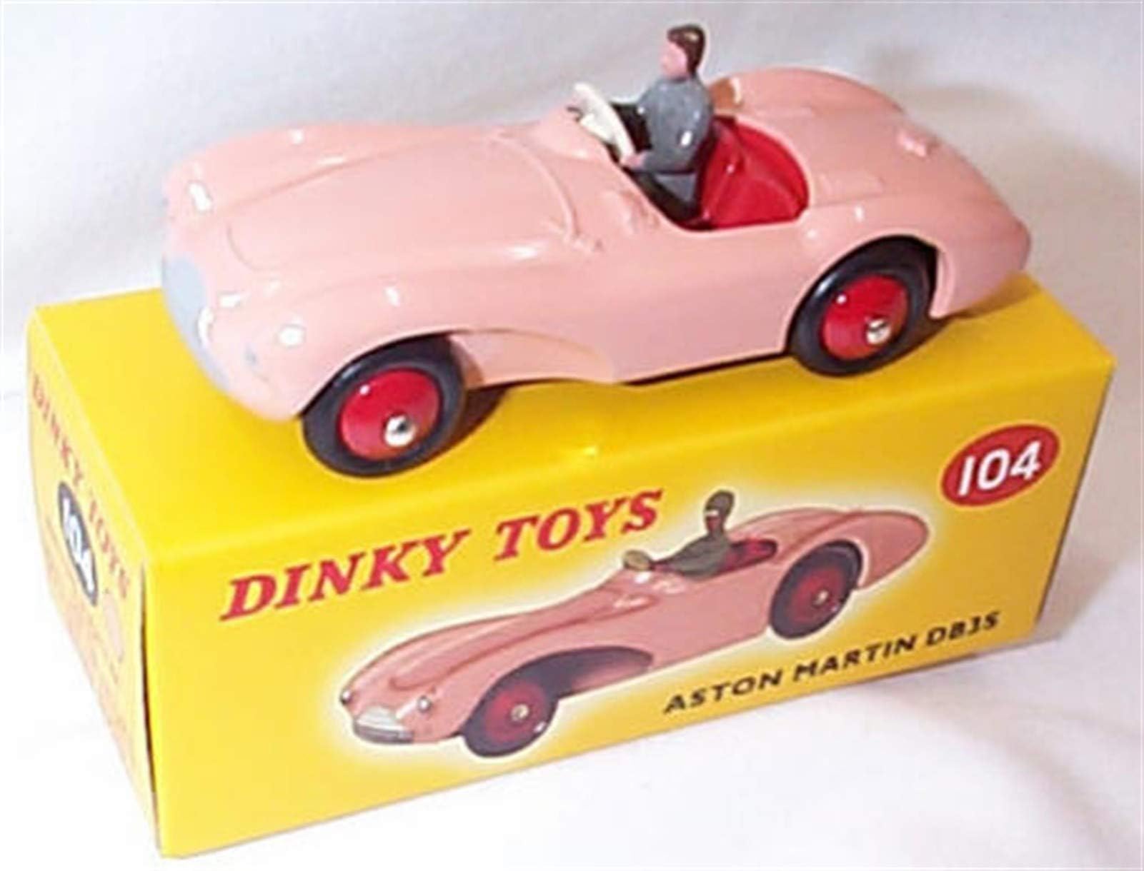 Corgi atlas editions miniatures dinky toys 104 aston martin DB3S ...