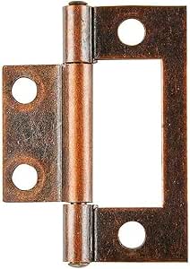 Romak 19113 Florentine Bronze Centre Pin Non Mortise Flush Hinge Fixed ...