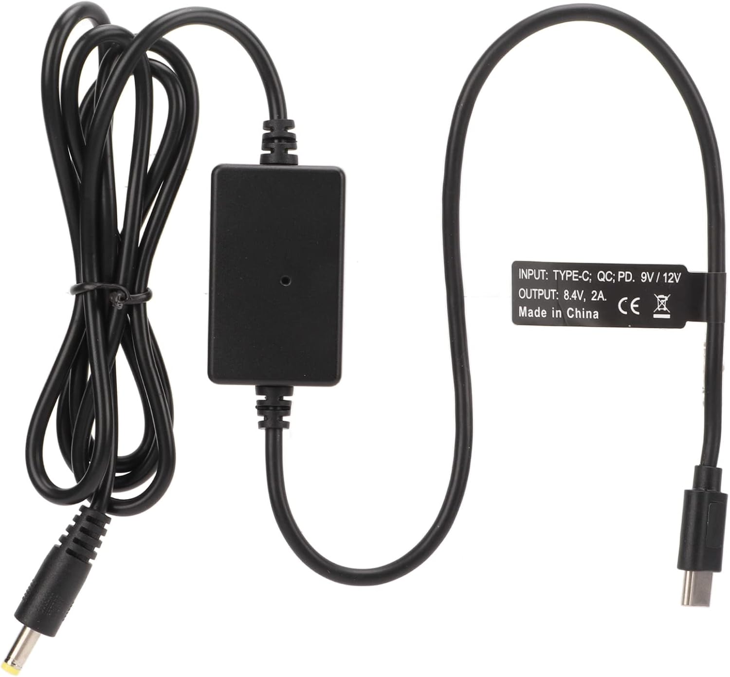 Amazon.com: Sanpyl USB C to DC 8.4V Power Cable, 1.36m Length 9V 12V ...