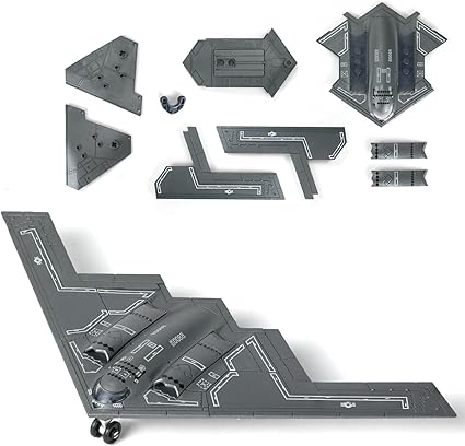 Amazon.com: SEBUNAS 1/200 Scale B-2 Spirit Military Aircraft Toy Quick ...