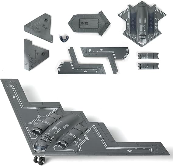 Amazon.com: SEBUNAS 1/200 Scale B-2 Spirit Military Aircraft Toy Quick ...