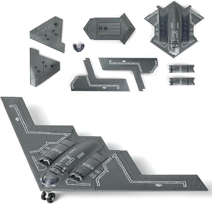 Amazon.com: SEBUNAS 1/200 Scale B-2 Spirit Military Aircraft Toy Quick ...