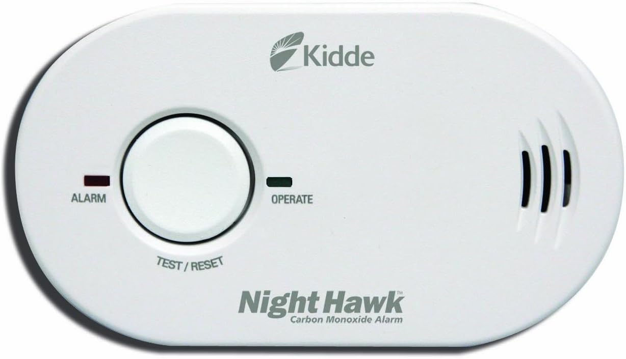 Kidde KN-COB-B-LP Nighthawk Carbon Monoxide Alarm, Battery Operated ...