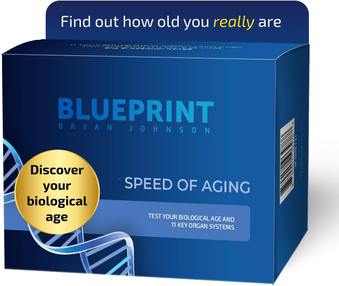 Amazon.com: Blueprint by Bryan Johnson Speed of Aging Test : Health ...