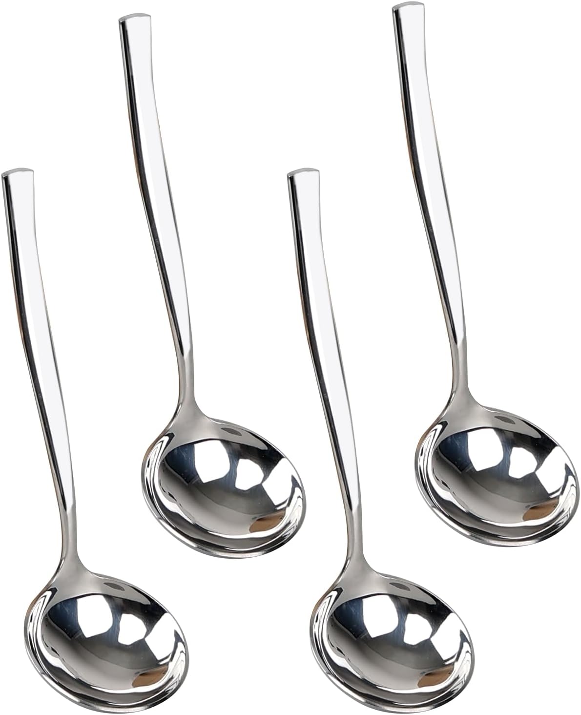 Amazon.com: Xowine 4-Piece Stainless Steel Small Gravy Soup Ladles ...