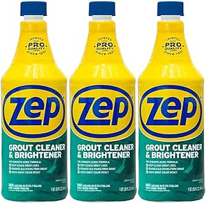 Zep Grout Cleaner and Brightener - 32 ounce (Pack of 3) ZU104632 - Deep ...