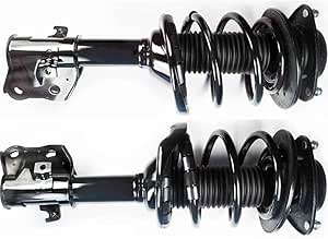 Amazon.com: AUTO DN 2X Front Complete Struts Coil Springs Assembly For ...