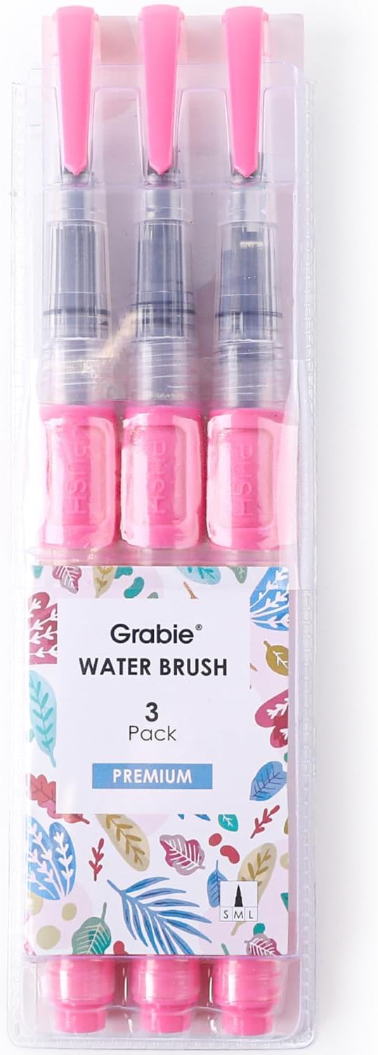 Amazon.com: Grabie Water Brush Pen Set, Paintbrushes for Watercolor ...