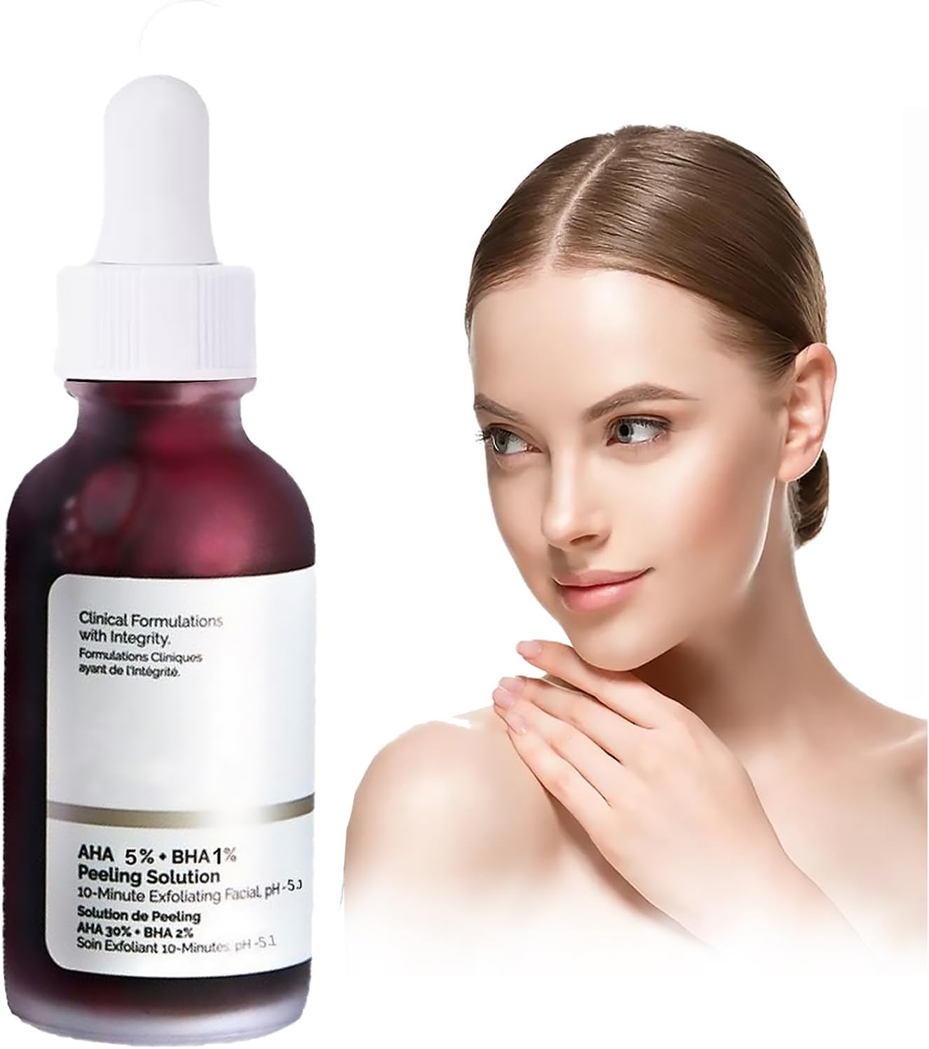 TBeautfave AHA 5% + BH_A 1% Peeling Solution, Smooth Skin Exfoliating ...